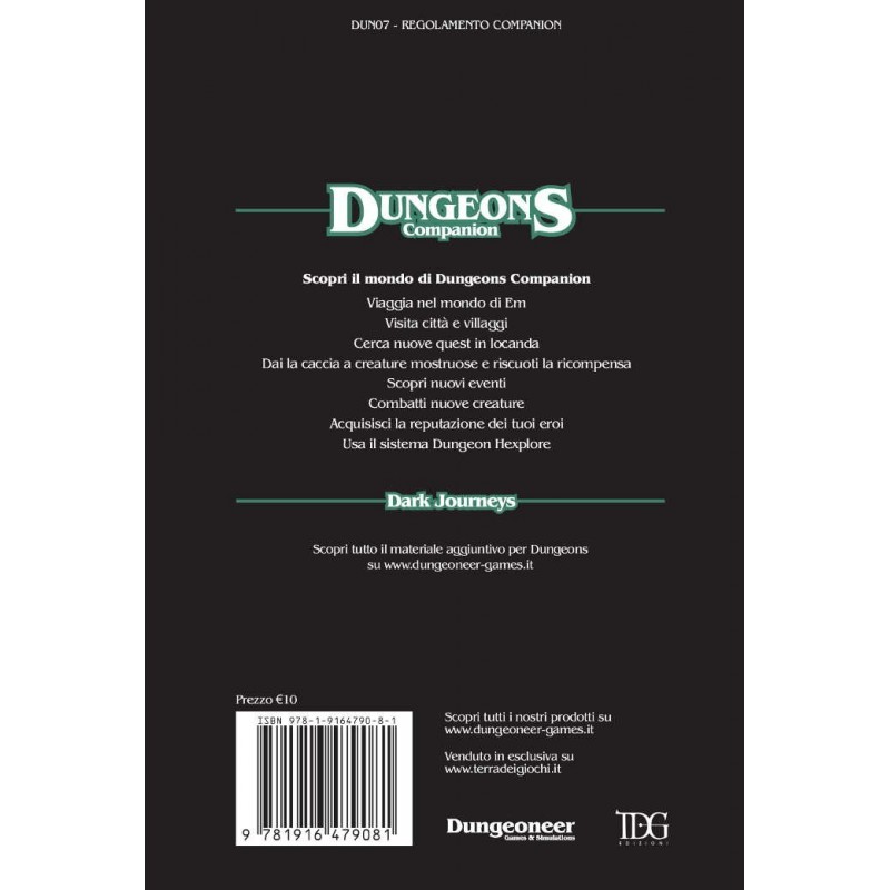 Dungeons: Companion - Il GdR Old School in solitario