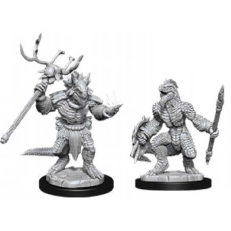 Lucertoloide e Lucertoloide Shamano - Miniature D&D - Wizkids