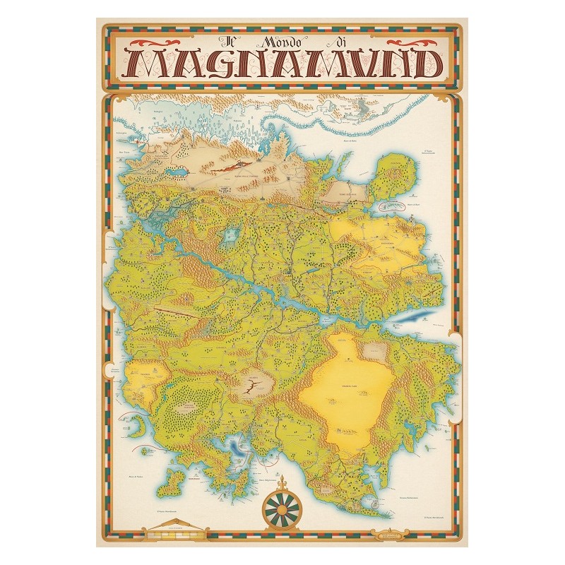 Lupo Solitario: La mappa completa del Magnamund