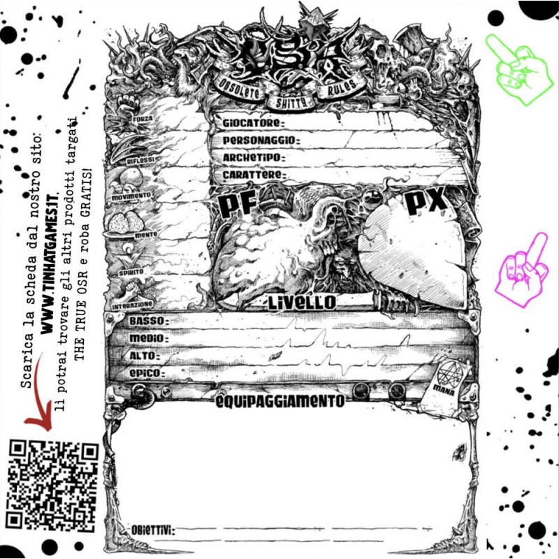 OSR - Obsolete Shitty Rules (+ PDF)